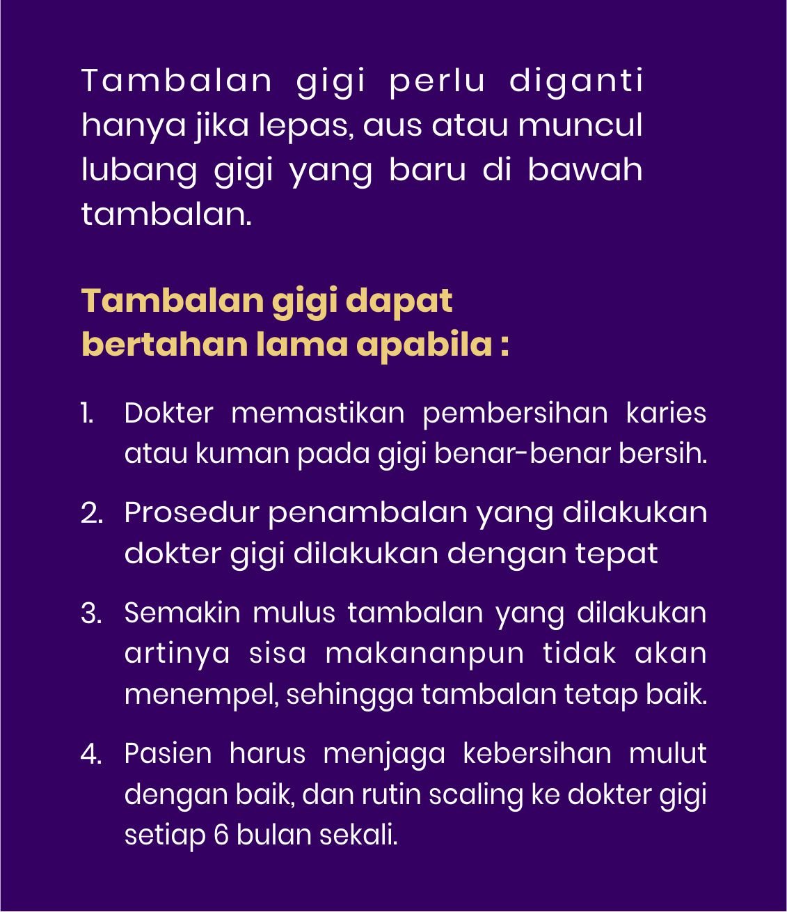 TAMBAL GIGI MEDINA - Klinik Gigi Jepara | Medina